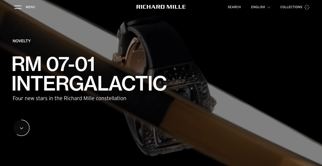 Richard Mille Website – Pickselverse