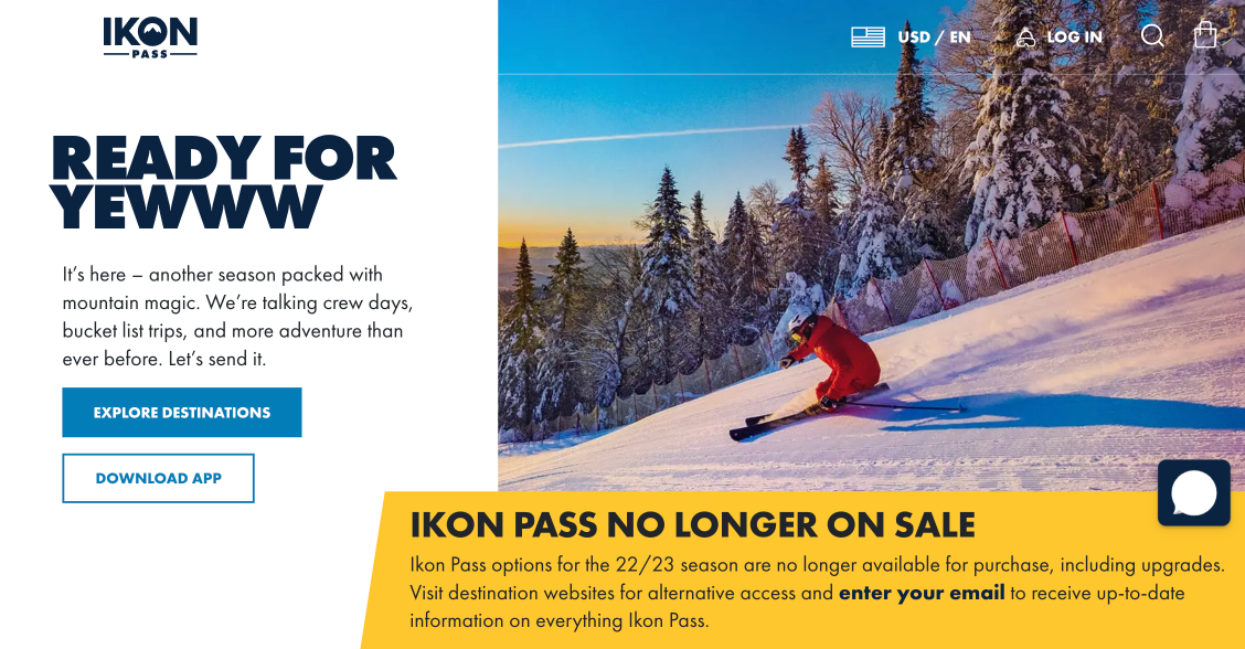 Ikon Pass Website – Pickselverse