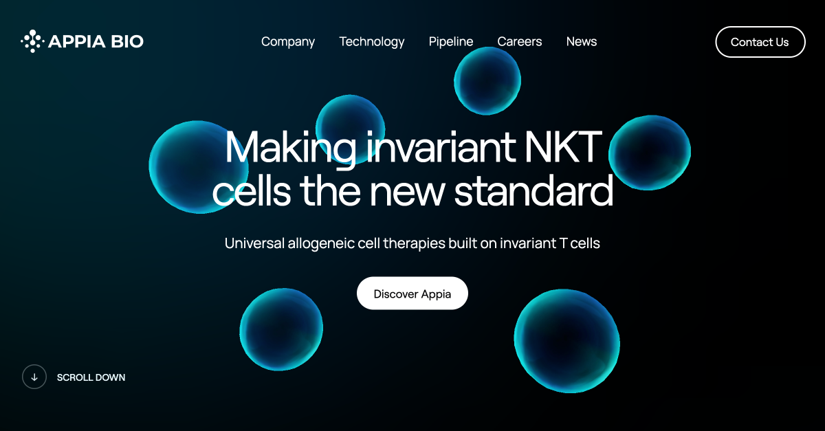 Appia Bio Website – Pickselverse